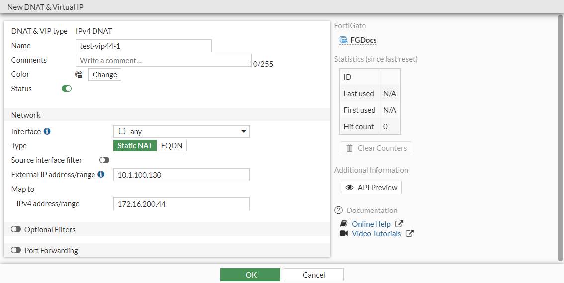 Central Dnat Fortigate Fortios 7 4 3 Fortinet Document Library